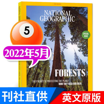 【1-5月现货+订阅】美国国家地理英文原版杂志2022年1-12月共12期打包【另有新期现货和新期起订可选】英文原版英语旅游景观科普百科期刊 2022年5月
