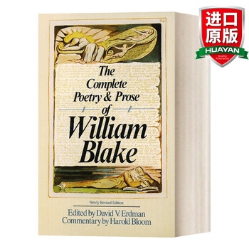 The Complete Poetry & Prose of William Blake 英文原版 威廉布莱克诗歌散文全集 英文版 进口英语原版书籍 预售