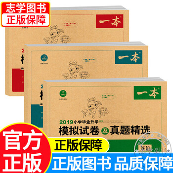 名校冲刺 小升初模拟试卷 英语数全3册 模拟卷人教版小升初总复习