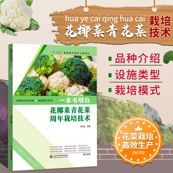 一本书明白花椰菜青花菜周年栽培技术 花椰菜青花菜栽培种植技术大全书籍 花菜栽培种植技术 蔬菜病虫害诊断防治 有机无公害蔬菜种植管理书施肥用药指导