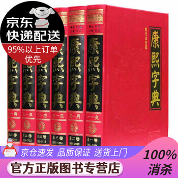 【新华书店 图书正版】康熙字典（套装共6册 现代点校版 横排 标点 注音补正）
