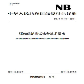 NB/T 10190—2019 弧光保护测试设备技术要求