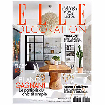 【包邮】【订阅】ELLE DECORATION(FCH) 法国法文原版 时尚家居室内设计杂志 年订10期