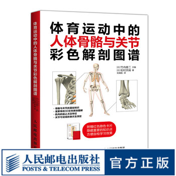 体育运动中的人体骨骼与关节彩色解剖图谱 运动解剖学图谱骨科医学书籍运动康复书籍人体医学彩色图解书