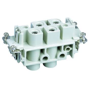 磐筱重载连接器4芯HDC-HK4/0-004 HK4/2-006-M/F 6芯80A 690V. HK-004-F【图片 价格 品牌 报价】-京东