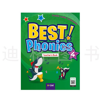 包邮 世界语法出版社 Best phonics 1-5全级别 教师用书 A-List自然拼读儿童启蒙 4级别