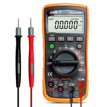 胜利VC78/VC77过程万用表 测量输出电压电流信号VC79A信号源与过程多用表二合一4-20mA VC77 过程万用表【图片 价格 品牌 ...