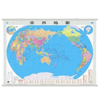 2022年新 中国世界地图 防水无折挂图 约1.1米*0.8米 世界地图