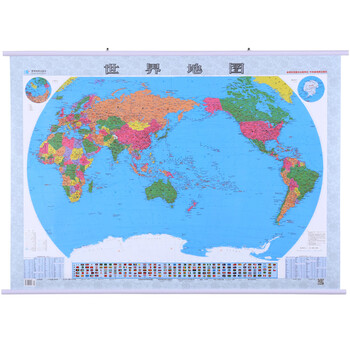 2022年新版世界地图挂图1.2米x0.9米 比例尺1:3000万 星球地图出版社高清防水覆膜