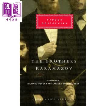 陀思妥耶夫斯基 卡拉马佐夫兄弟 英文原版 Everyman s Library Classics The Brothers Karamazov Fyodor Dostoevsky