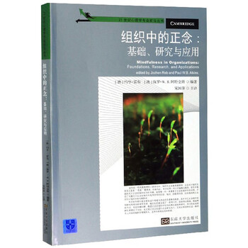 组织中的正念：基础、研究与应用/21世纪心理学专业前沿丛书