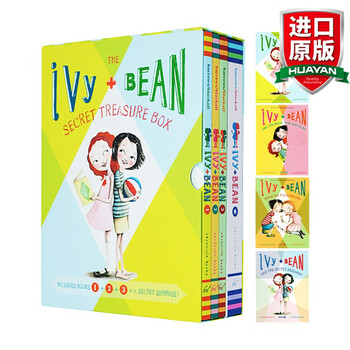 英文原版 艾薇和豆豆1-3盒装 Ivy and Bean Boxed Set 美国图书馆协会童书奖 预售