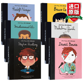 英文原版 小人物大梦想系列男孩篇6册套装 Little People Big Dreams