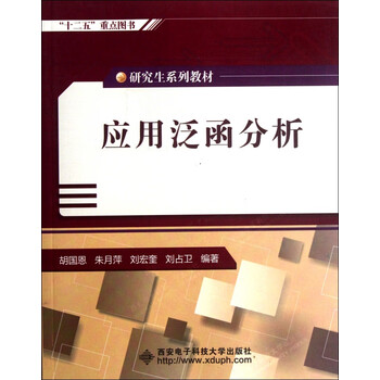 应用泛函分析(研究生系列教材)