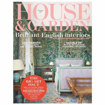 【包邮】【订阅】House&Garden 住宅与庭院 英国英文 室内设计杂志 年订12期