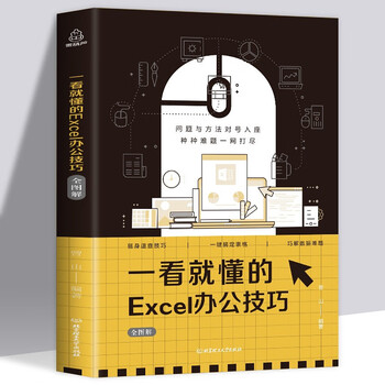 一看就懂的Excel办公技巧 全图解数据处理实战技巧精粹函数公式大全 计算机教程Office办公软件