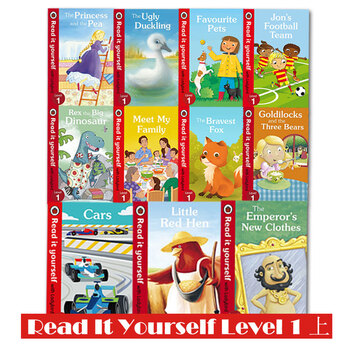 Read it yourself with ladybird 快乐瓢虫 儿童分级阅读套装 Level 1（11册）幼儿预备英文阅读套装（上）