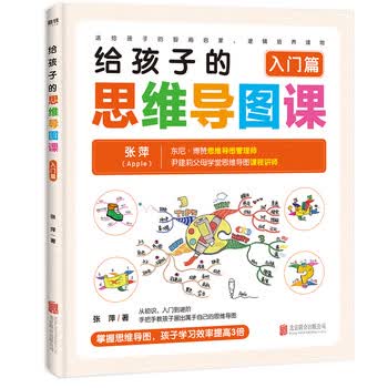 正版 给孩子的思维导图课 入门篇张萍 6-12岁自主阅读 3-6岁子共读 从初识 入门到进阶 djy