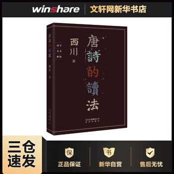 唐诗的读法 西川  作 书籍