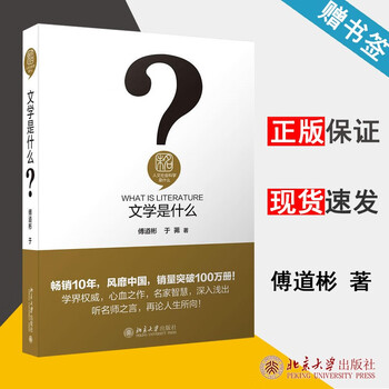 文学是什么 傅道彬 北京大学出版社 人文社会科学是什么丛书