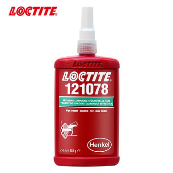 乐泰121078 固持胶高强度耐高温 填缝间隙填充发荧光监测产品 固定长时间粘合粘结部件 触变性 250ml 121078【图片 价格 品牌 ...