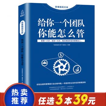 给你一个团队你能怎么管 企业管理经营书籍 MBA商学院受欢迎的团队管理课程 手把手教你打造企业领导力