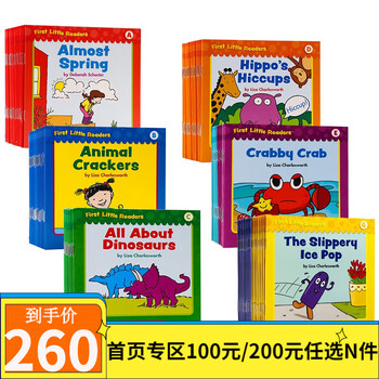 学乐Scholastic小读者系列分级阅读132册First Little Readers Level A B C D E F G H 英文原版绘本3-5-6-7-8岁 英语启蒙分级读物