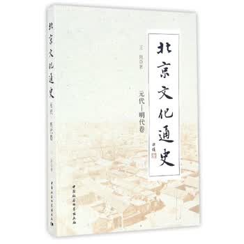 北京文化通史(元代-明代卷)