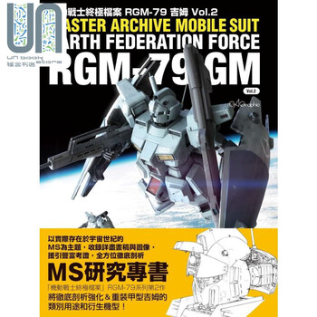 机动战士终极档桉 RGM-79吉姆vol2  枫树林 动漫周边  画册 设定集   港台原版