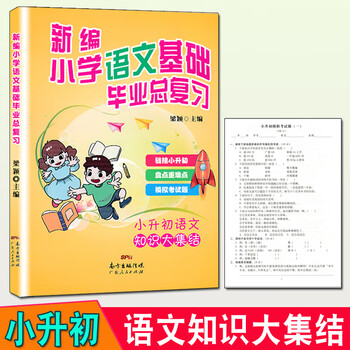 2020年新编小学语文基础毕业总复习部编人教统编教材小升初语文总复习梁颖小学语文知识大集结小考模