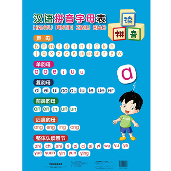 汉语拼音字母表（汇集了小学拼音声母韵母常见的拼读内容，依据义务教育课程标准实验教科书编写）