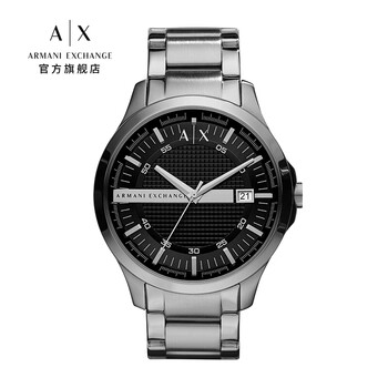 【Armani Exchange石英男表】阿玛尼(Armani Exchange)手表 钢带黑色表盘休闲石英男士时尚腕表AX2103【行情 ...