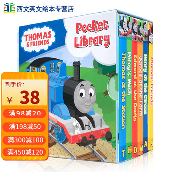 英文原版Thomas and Friends Pocket Library 托马斯和朋友 0-3岁