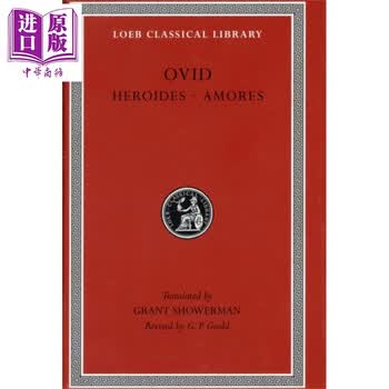 奥维德 女杰书简 爱情三论 洛布古典丛书 原文拉英对照版 Heroides Amores 英文原版 Ovid 哲学 文学