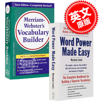 单词的力量+ 韦氏词根词典 英文原版 word power made easy 工具书字典英语套装
