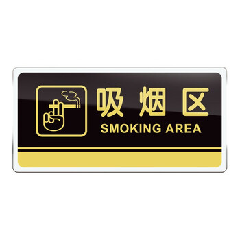 现货亚克力请勿 拍照标识牌禁止摄像警示牌提示牌墙贴吸烟区
