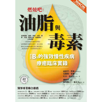 台版 燃烧吧 油脂与毒素 维生素B3的强效慢性疾病疗愈临床实录 失眠忧郁精神分裂失