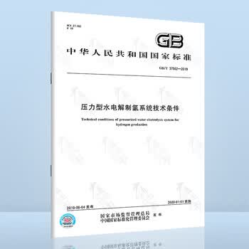 GB/T 37562-2019	压力型水电解制氢系统技术条件	