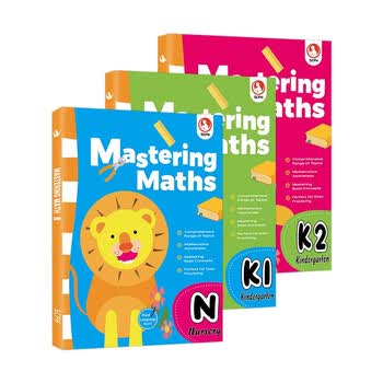 进口原版英文版新加坡数学教材幼儿园SCPH Learning Maths N-K2小班中班大班 