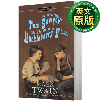 汤姆索亚历险记和哈克贝利费恩历险记 英文原版 Adventures of Tom Sawyer