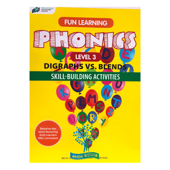 新加坡幼儿园英语乐学单词Fun Learning Phonics Level 3 Digraph