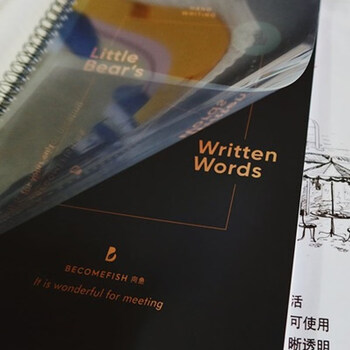 屿鱼文创小熊手写体练字本钢笔字帖男女生字体漂亮学生正楷行书 第一版字帖不含纸