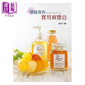 一学就会的实用液态皂 港台原版 甯嘉君 艺风堂 手工皂