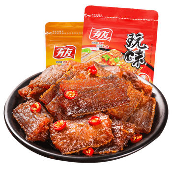 【199-120】有友玩味香辣带鱼耗儿鱼五香味休闲儿童零食办公小吃即食海鲜鱼干重庆特产158g 带鱼158g*1袋（五香味）【图片 价格 品牌 报价】-京东
