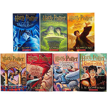现货HARRY POTTER BOXSET1-7哈利波特全套 英文版美国版JK罗琳原版精装珍藏版周边