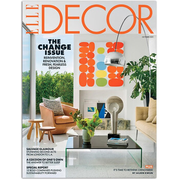 【单期可选】Elle Decor Elle住宅装饰 2019/20/21年月刊 美国室内装修设计杂志 2021年10月刊