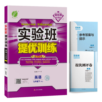 实验班提优训练 初中英语 九年级下册 译林版(江苏专用) 2021年春
