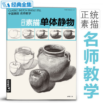 经典全集《素描单体静物》铅笔结构素描技法绘画美术画画入门基础教学教程教材 杨建飞主编