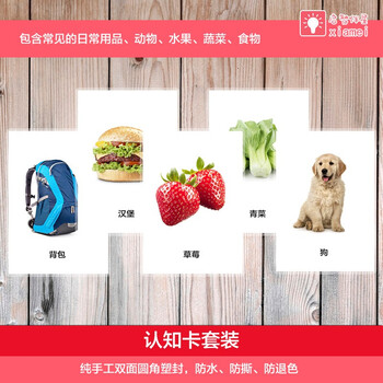 认知套装卡片 自闭症训练卡片 孤独症儿童ABA教具 语言发育迟缓  5寸塑封交通工具30张