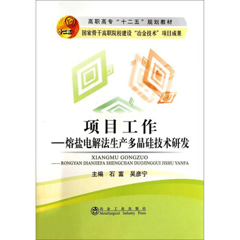 项目工作：熔盐电解法生产多晶硅技术研发/高职高专“十二五”规划教材